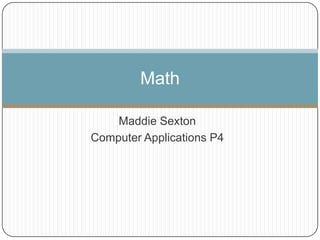 Math | PPT