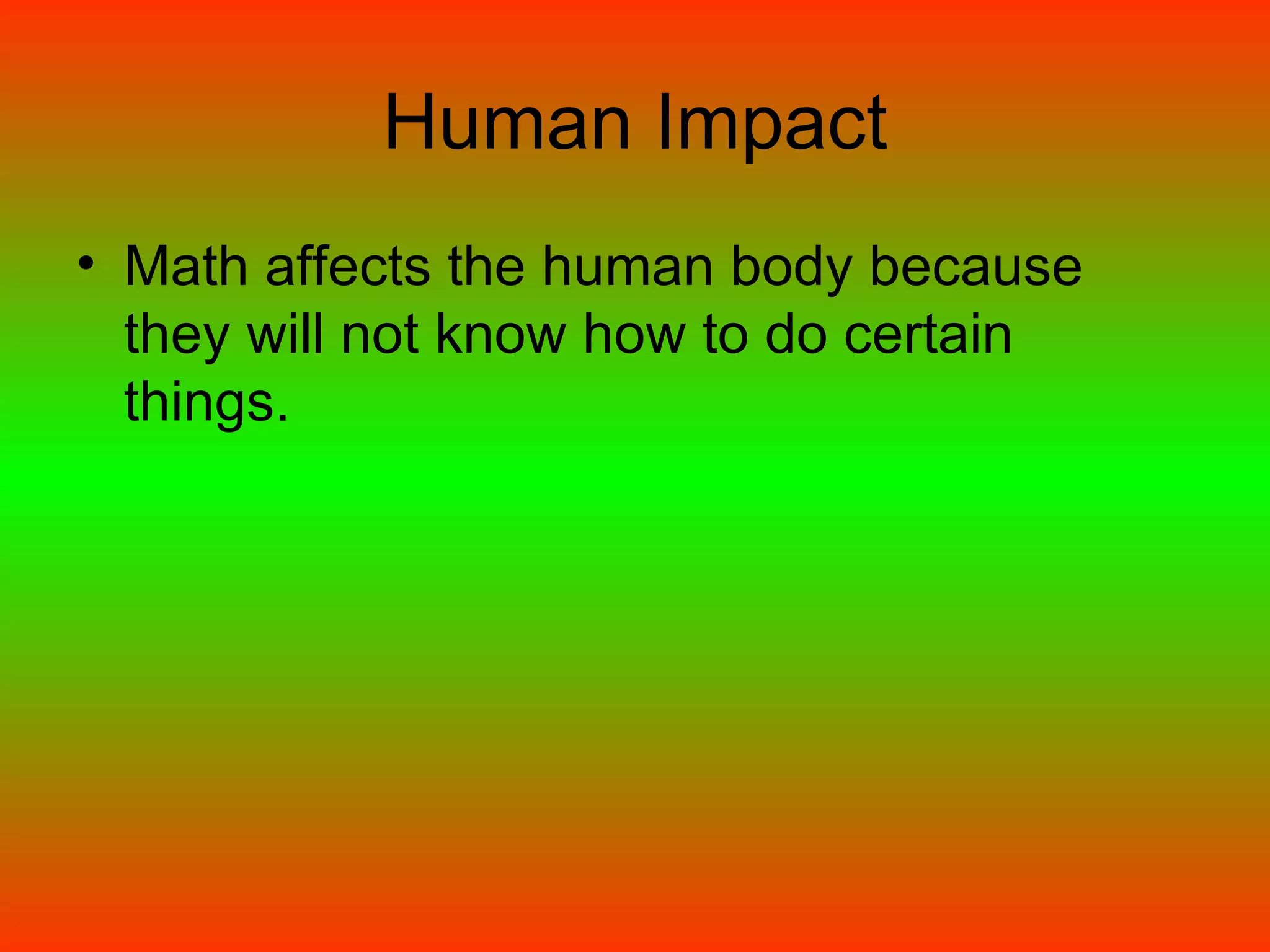 A World Without Math by Damien | PPT