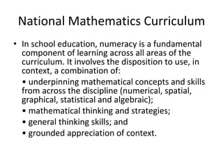 Numeracy | PPT