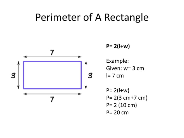 Perimeter And Circumference | PPT