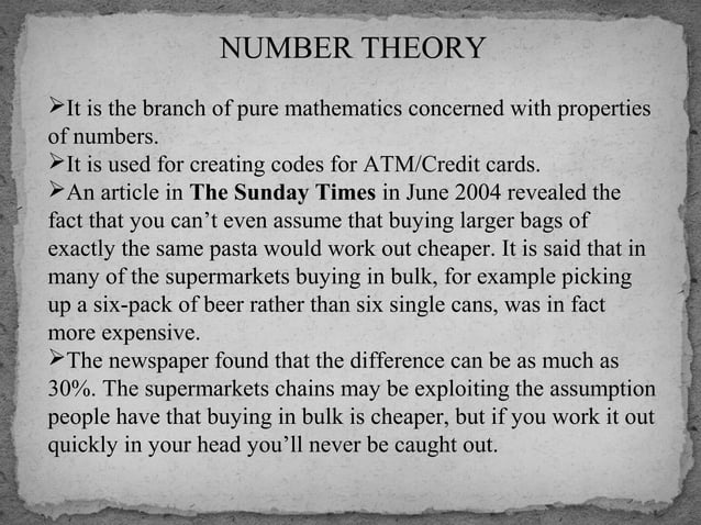 math in daily life | PPT