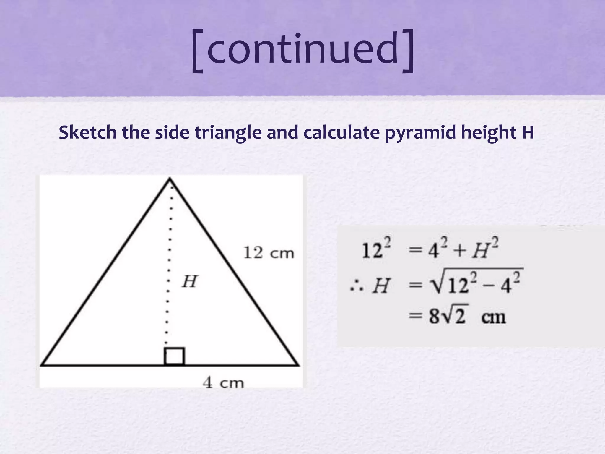 Maths pyramid | PPTX