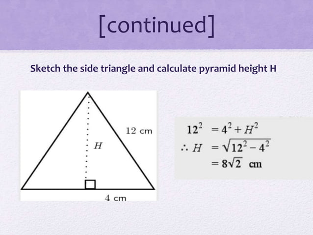 Maths pyramid | PPTX