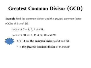 Math.6 chapter 3 factors | PPTX