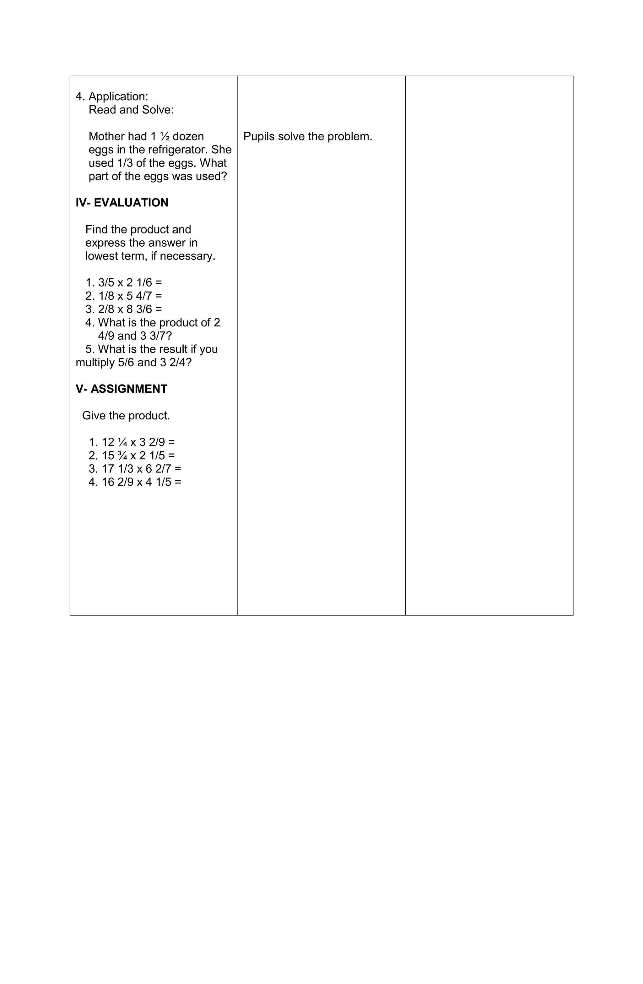 DETAILED LESSON PLAN (MATH 6) | PDF