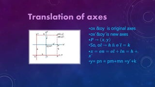Transformation of axes | PPTX