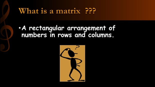 Linear Algebra and Matrix and its various concept | PPT