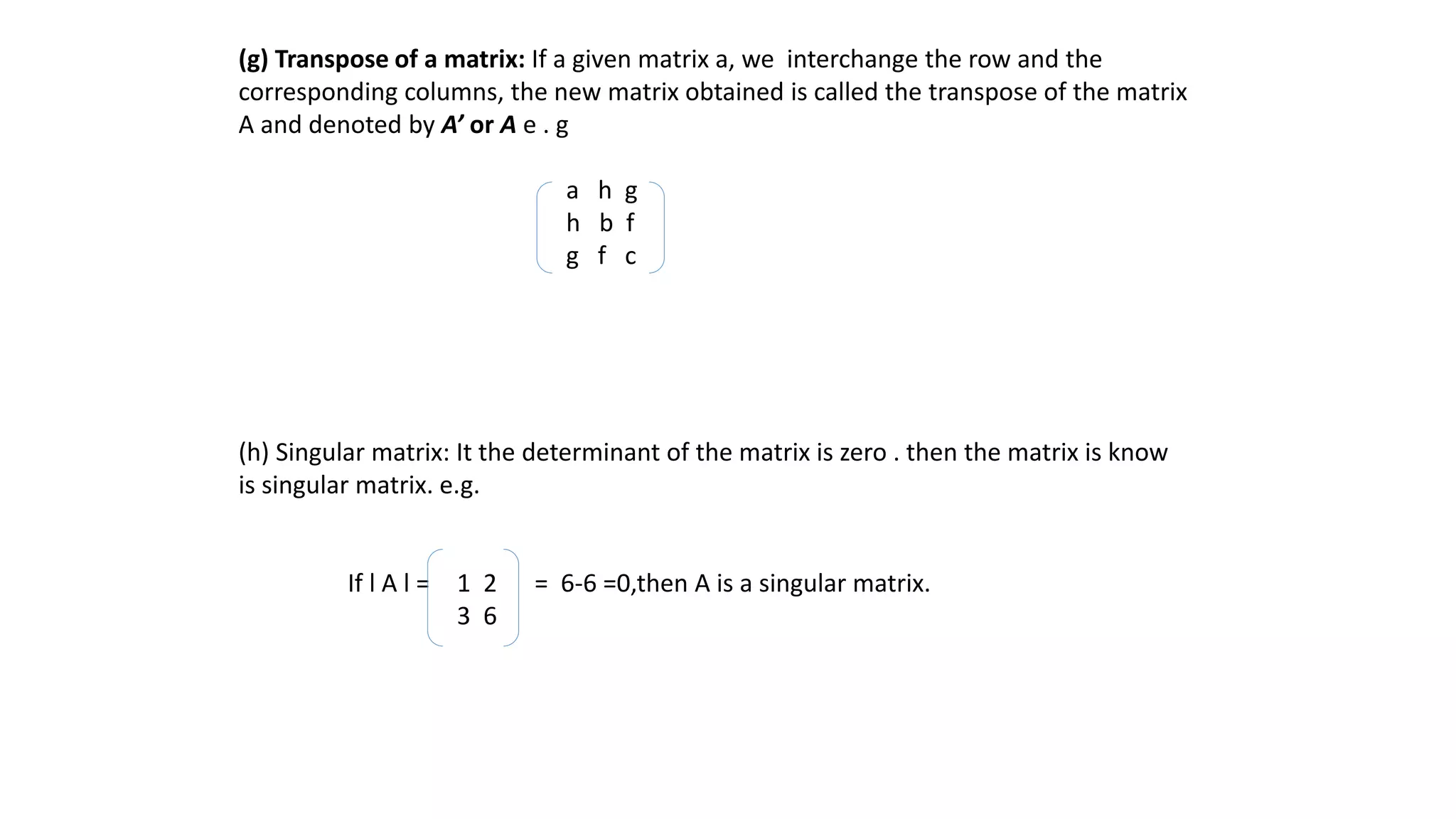 Vector analysis & matrix | PPTX