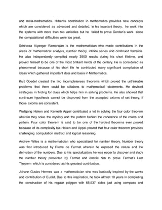 Its all about history of math | PDF