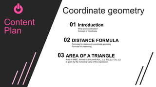 presentation on co-ordinate geometery | PPTX | Geography | Science