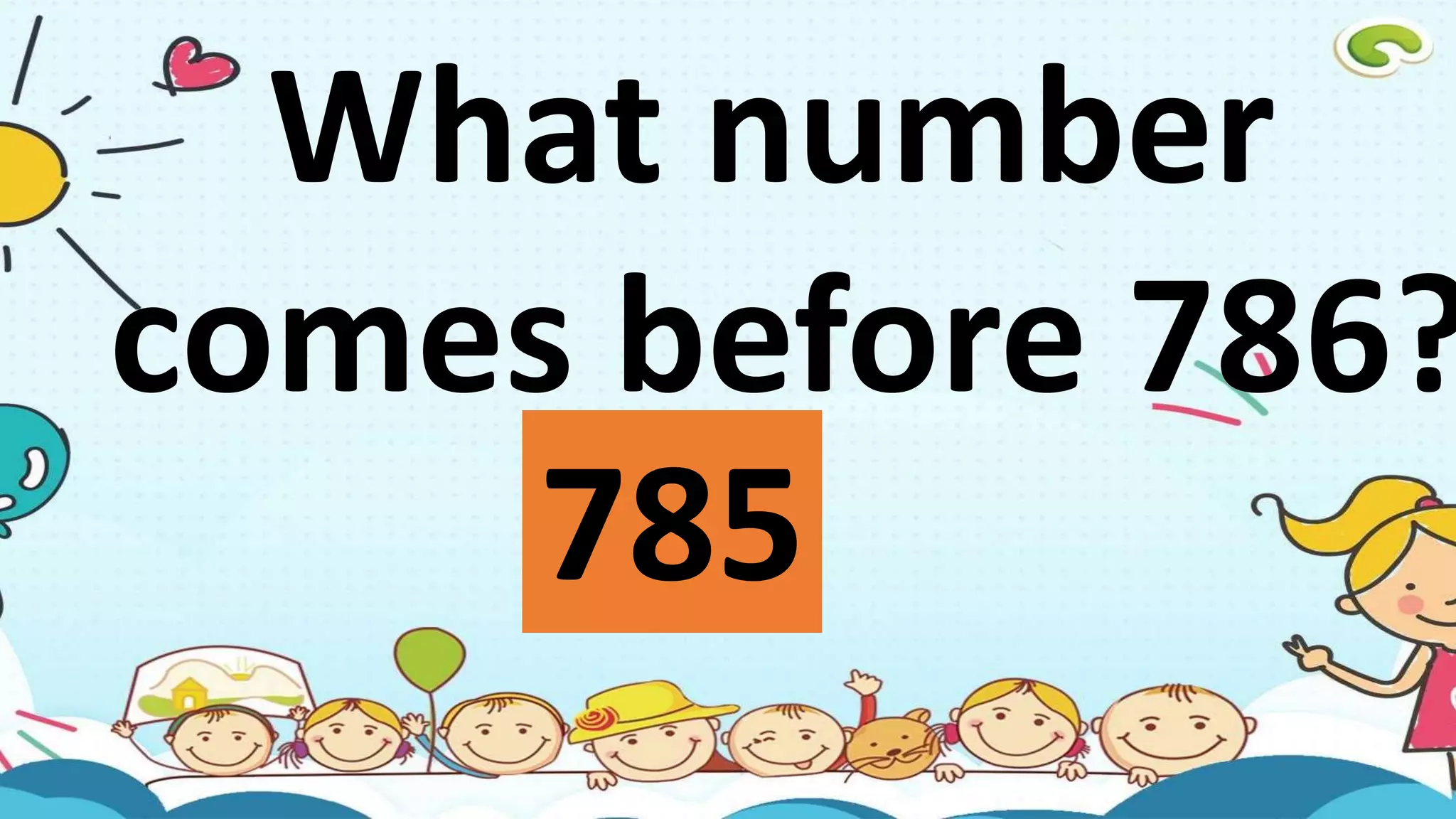 Writing Numbers Before, After and Between | PPTX