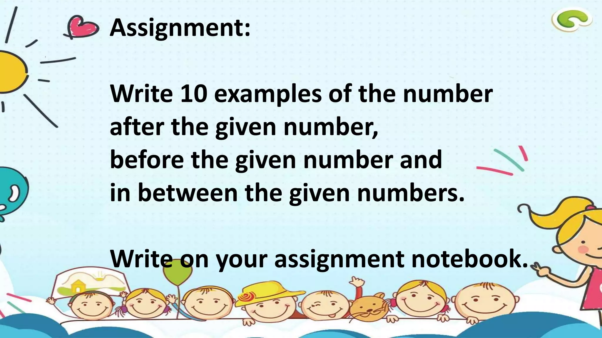 Writing Numbers Before, After and Between | PPTX