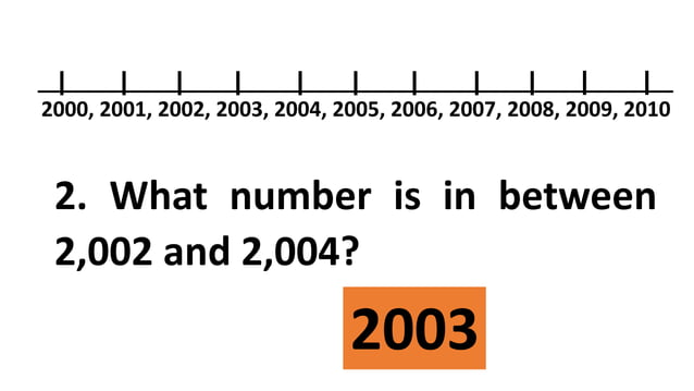 Writing Numbers Before, After and Between | PPTX