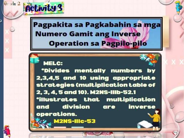 Mathematics and fun Activities Grade 2 Class | PPT