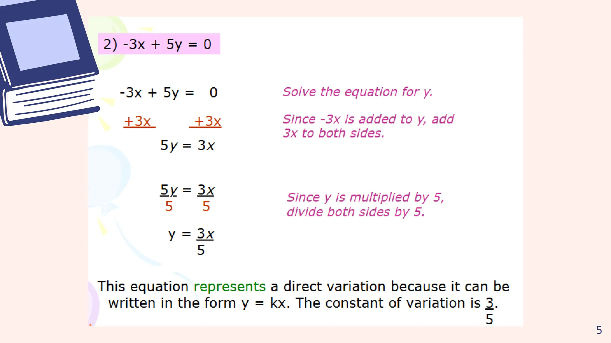 Identifying Direct Variations, indirect variations | PPT
