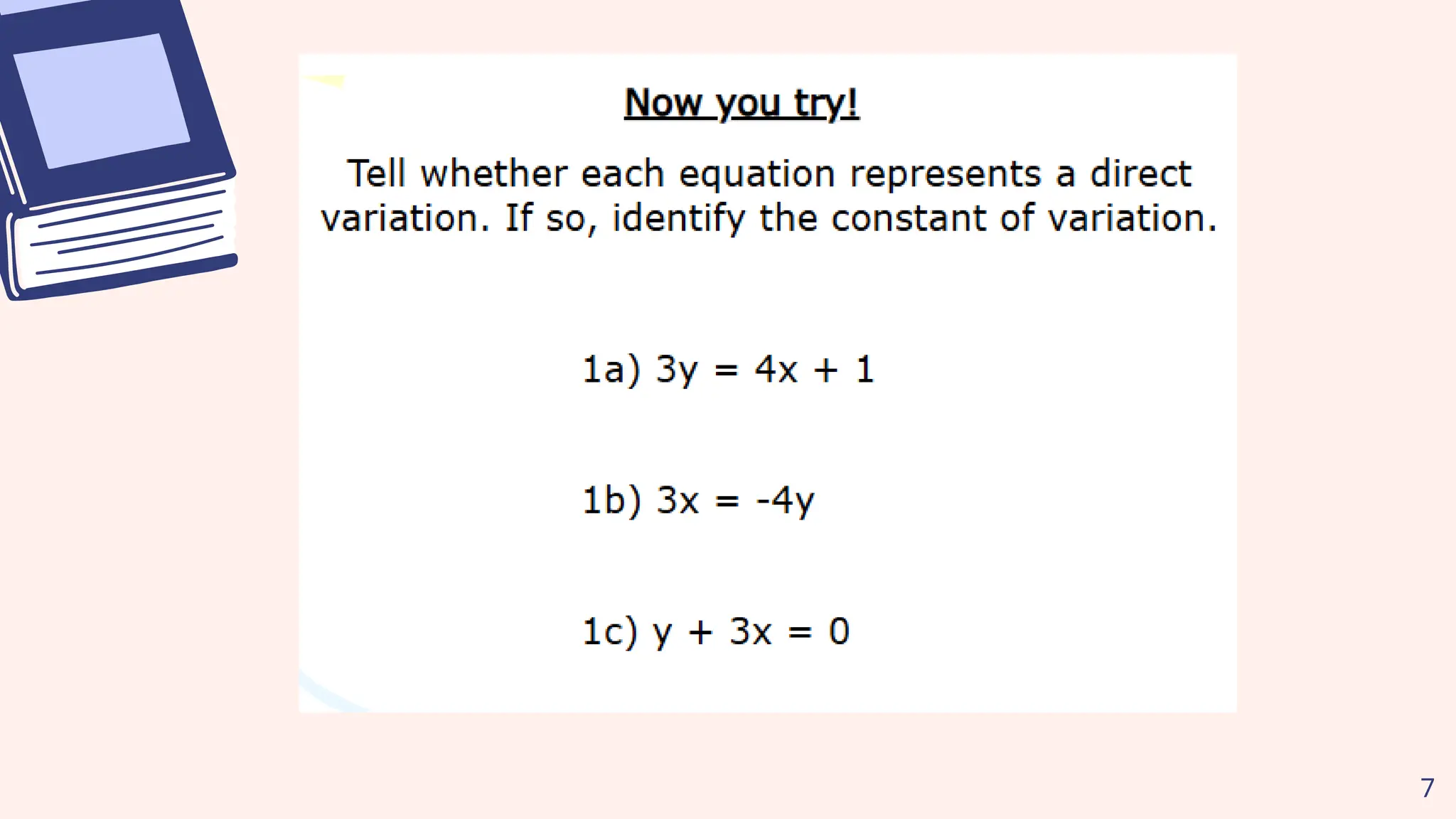 Identifying Direct Variations, indirect variations | PPT