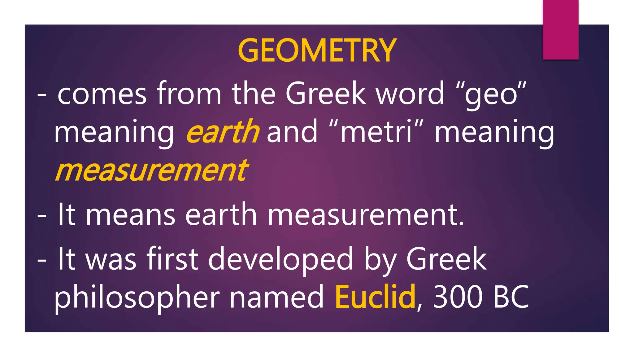 Math-7-Geometric-Terms for grade 7 4th quarter | PPTX