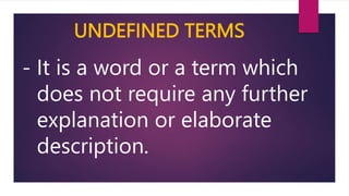 Math-7-Geometric-Terms for grade 7 4th quarter | PPTX