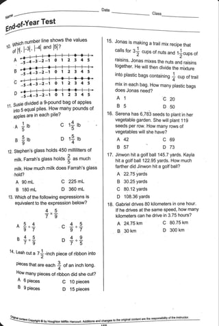 Math 7th grade summer packet | PDF