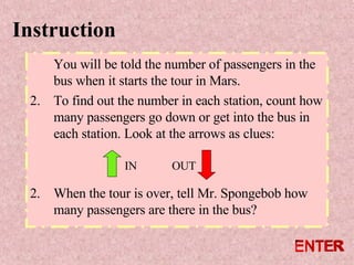 Math Activity: Space Tour in Mars | PPT