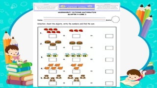 Concept of Addition and Addition Sentence | PPTX