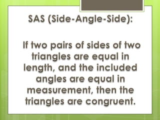 Properties Of Congruence