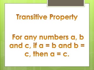 Transitive Property Of Congruence