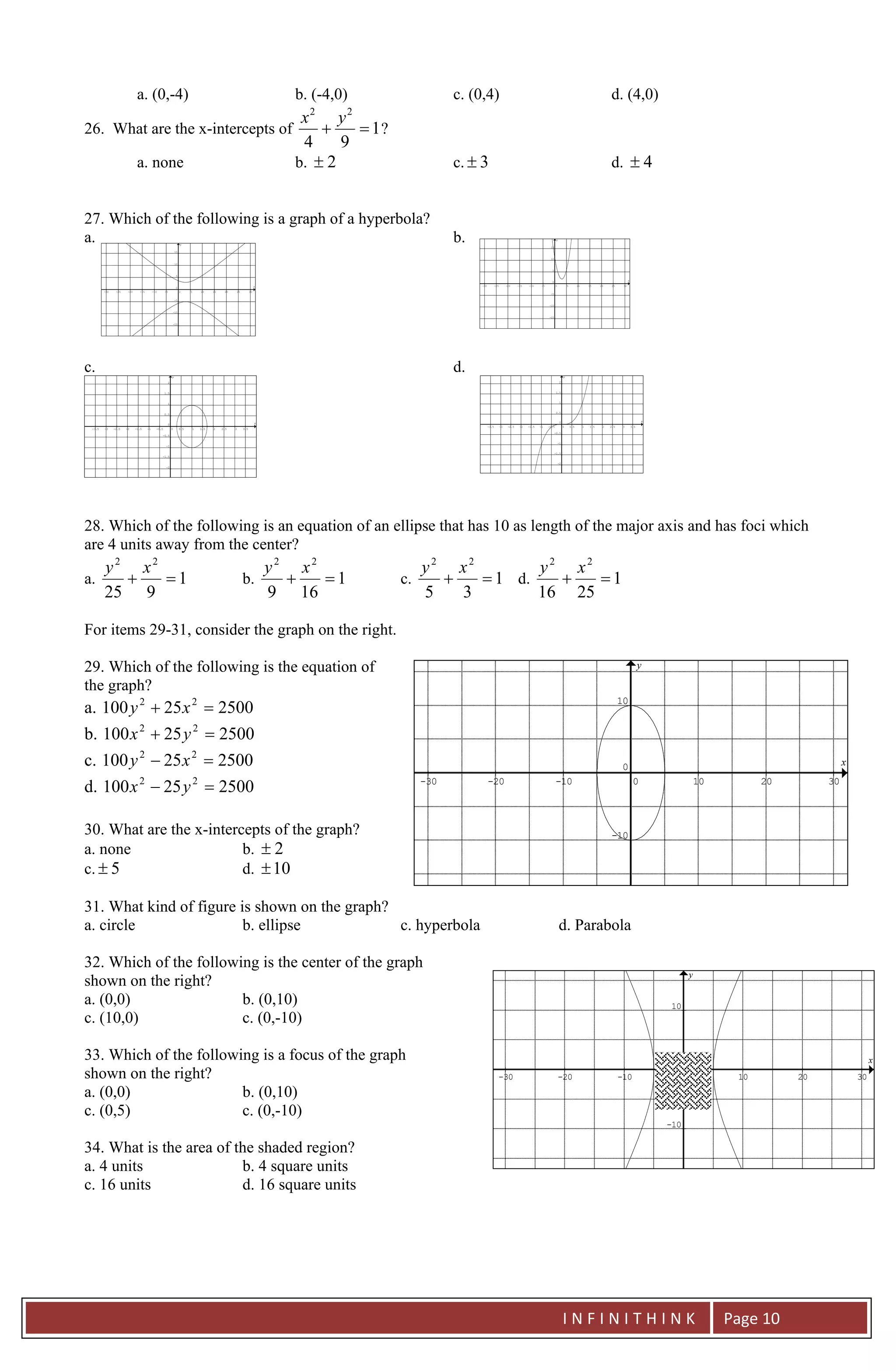 Math - analytic geometry | PDF