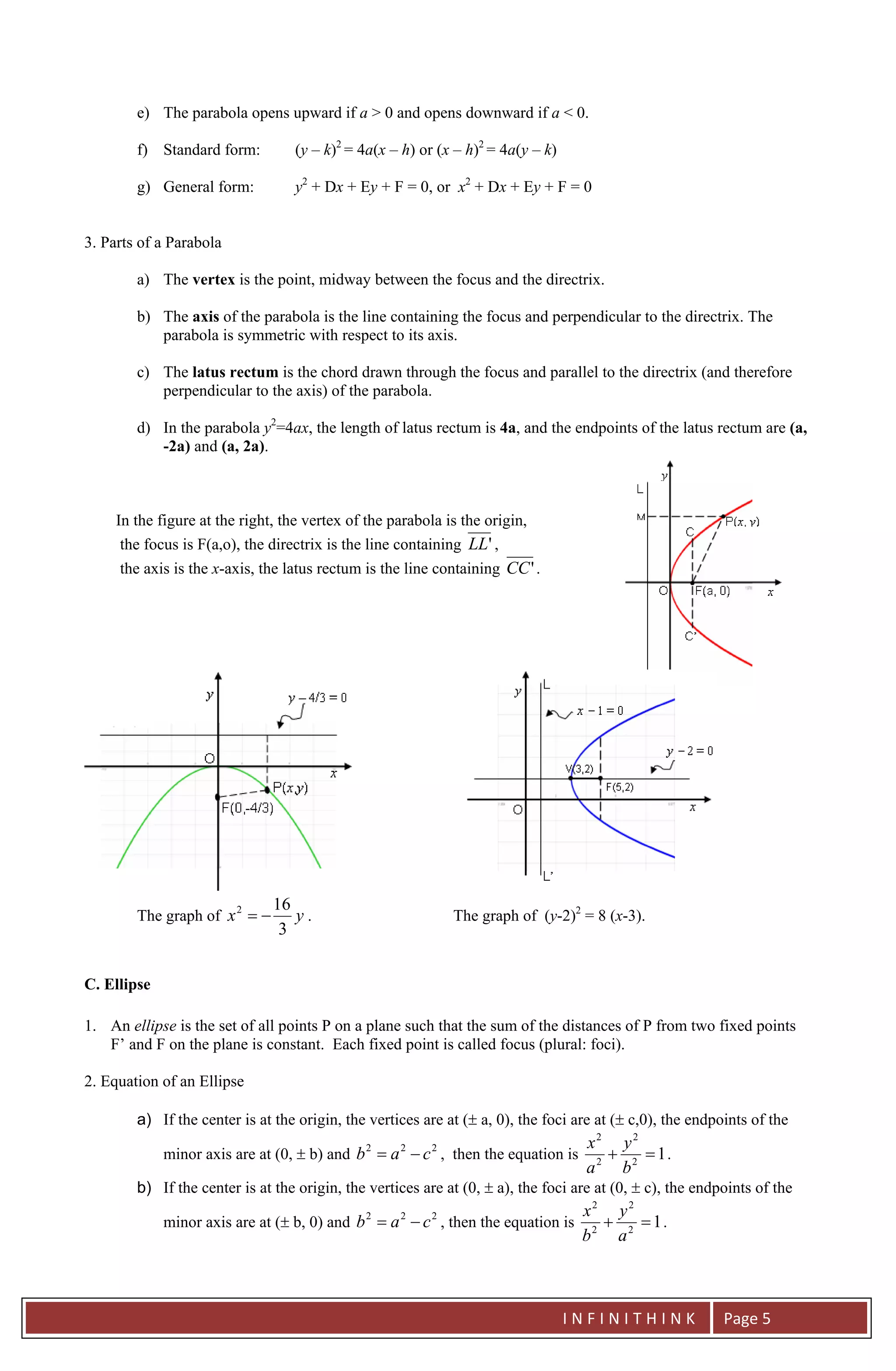 Math - analytic geometry | PDF
