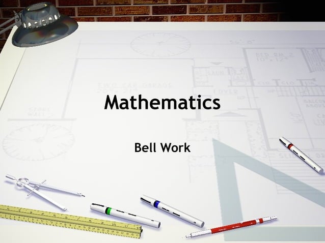 Math Bell Work Apr 11 | PPT