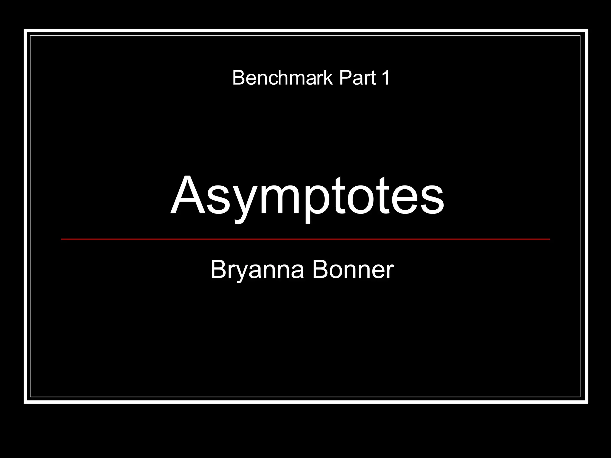 Math Benchmark Part 1 | PPT