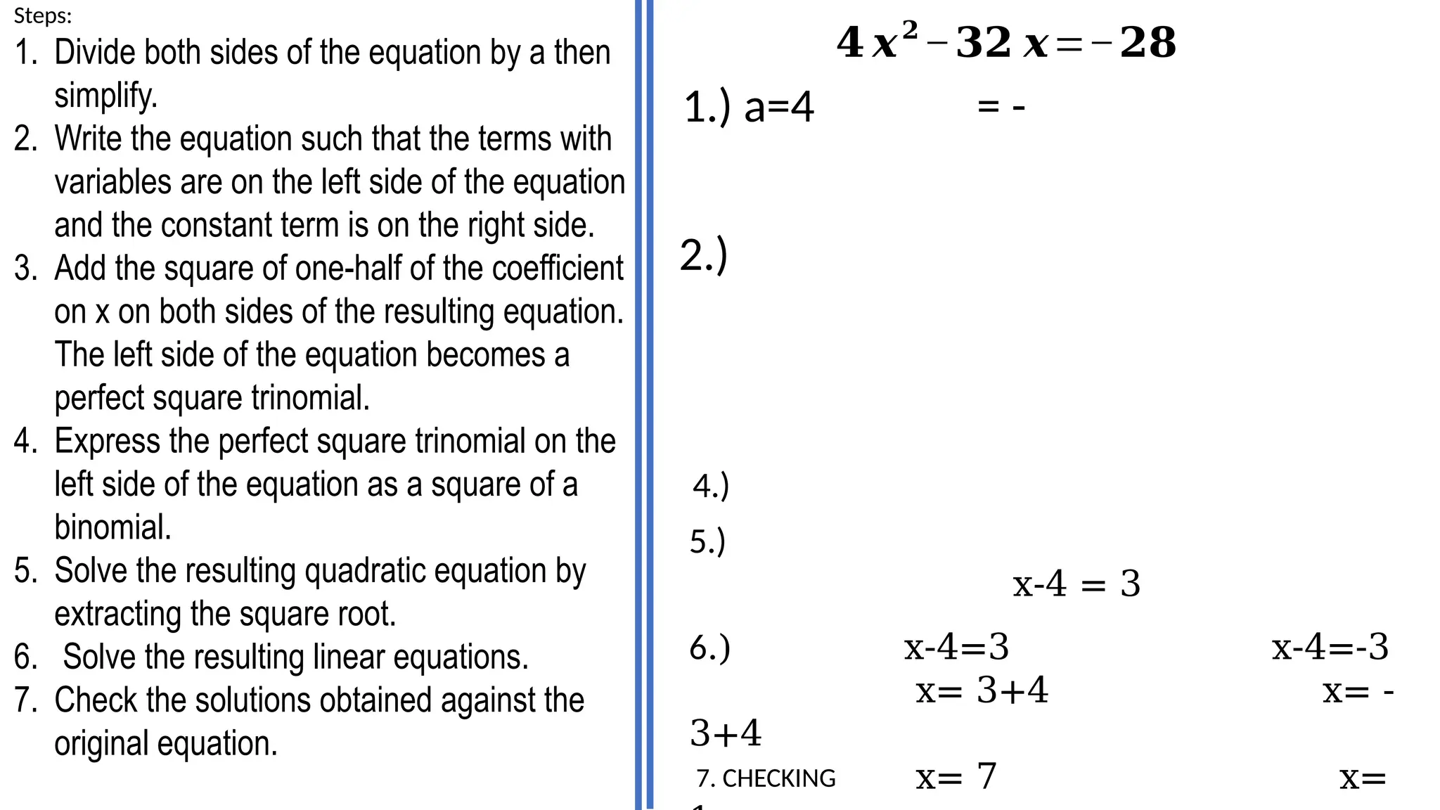 MATHEMATICS 9- COMPLETING THE SQUARE.pptx