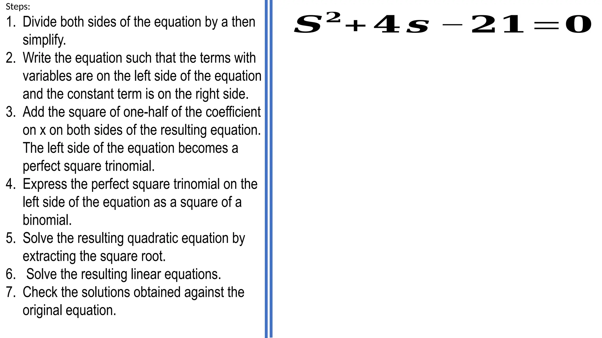 MATHEMATICS 9- COMPLETING THE SQUARE.pptx