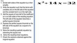 MATHEMATICS 9- COMPLETING THE SQUARE.pptx