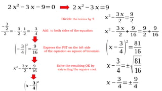 MATHEMATICS 9- COMPLETING THE SQUARE.pptx