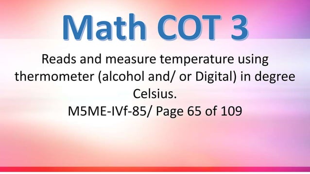 Math-COT-3.pptx for your references in teaching math | PPT