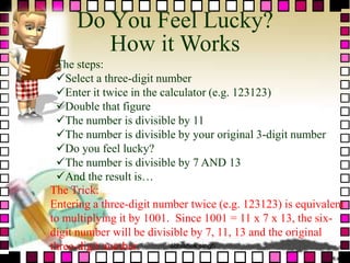 Math e-magic | PPT