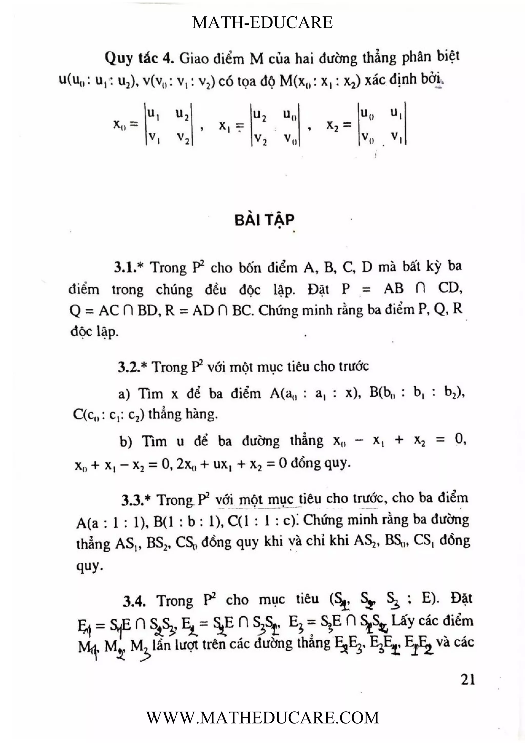 bai tap hinh hoc xa anh-pham binh do | PDF