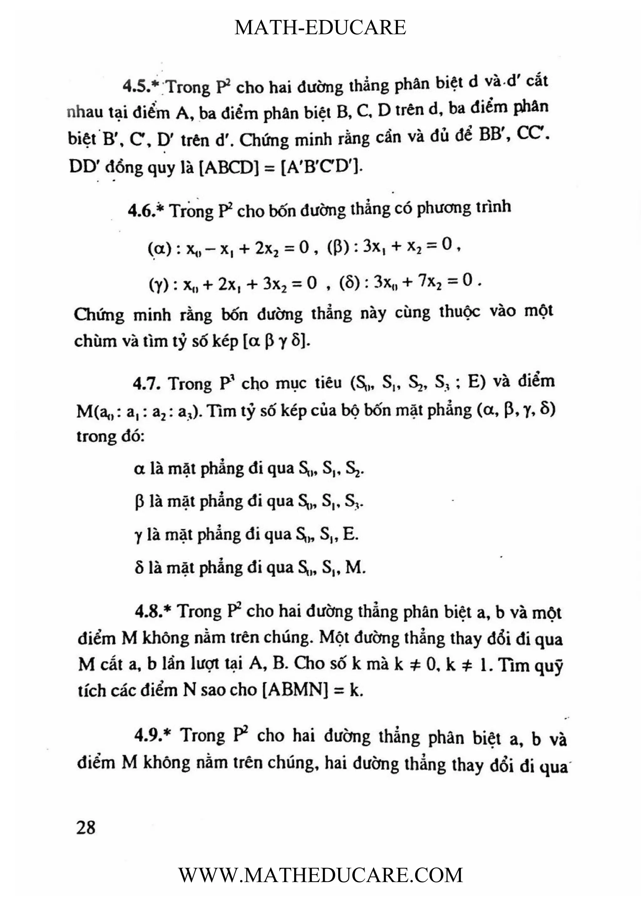 bai tap hinh hoc xa anh-pham binh do | PDF