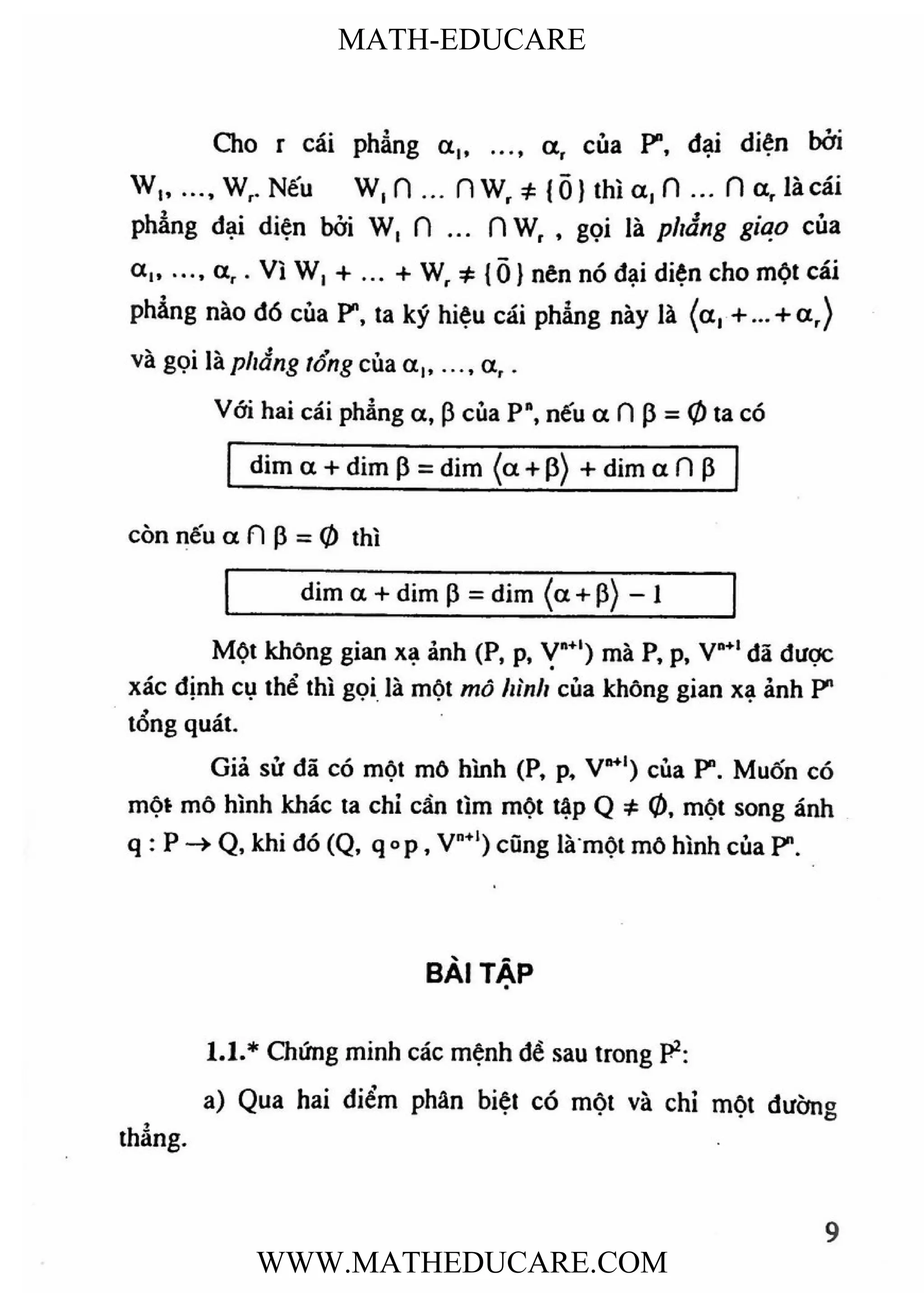 bai tap hinh hoc xa anh-pham binh do | PDF