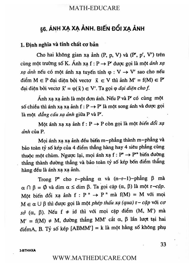 bai tap hinh hoc xa anh-pham binh do | PDF | Online Education | Education