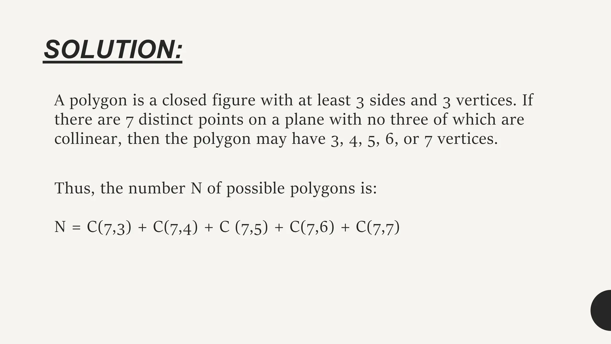 MATH 10 Solving Problems involving combination | PPTX