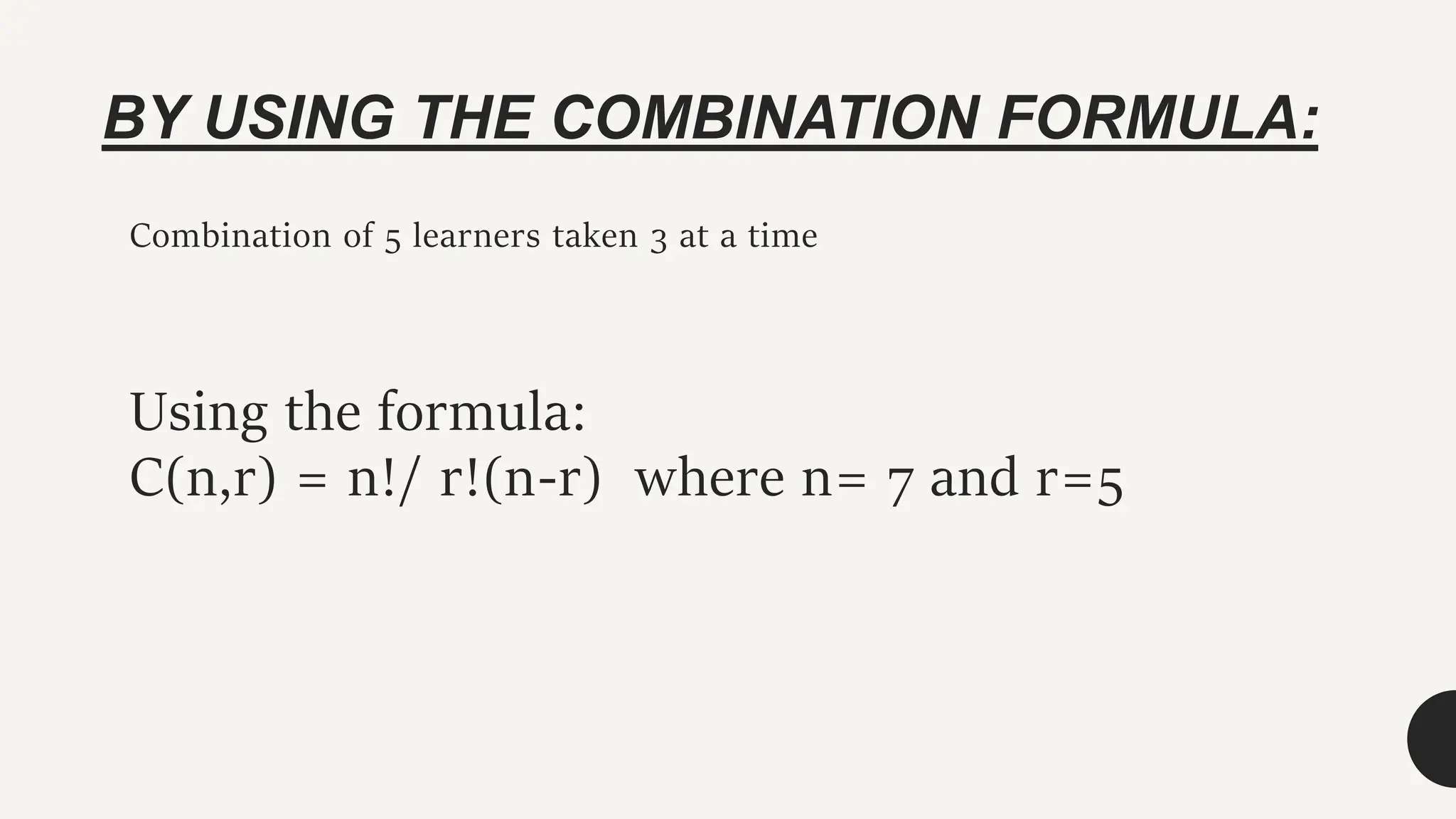 MATH 10 Solving Problems involving combination | PPTX