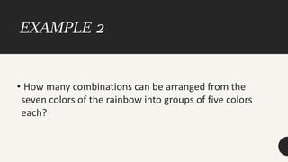MATH 10 Solving Problems involving combination | PPTX