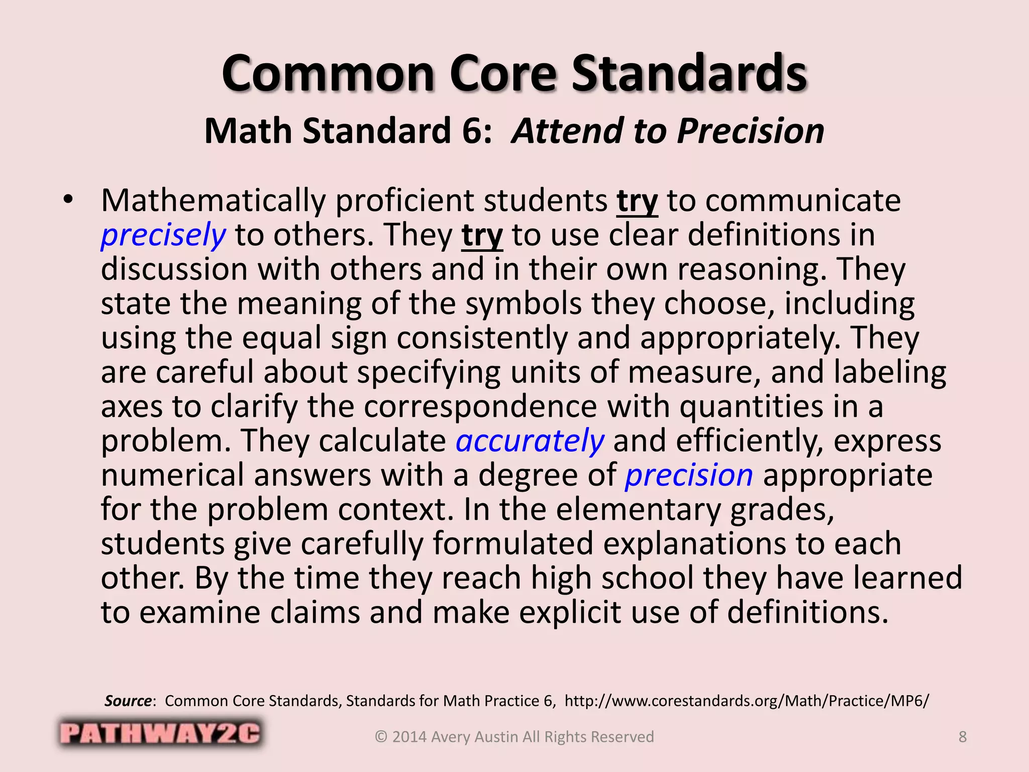 Math-English Continuum - How To Improve Delivery of Algebra Content | PPTX