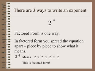 Exponents | PPT