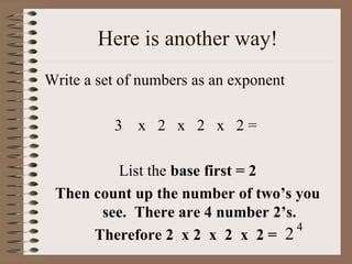 Exponents | PPT