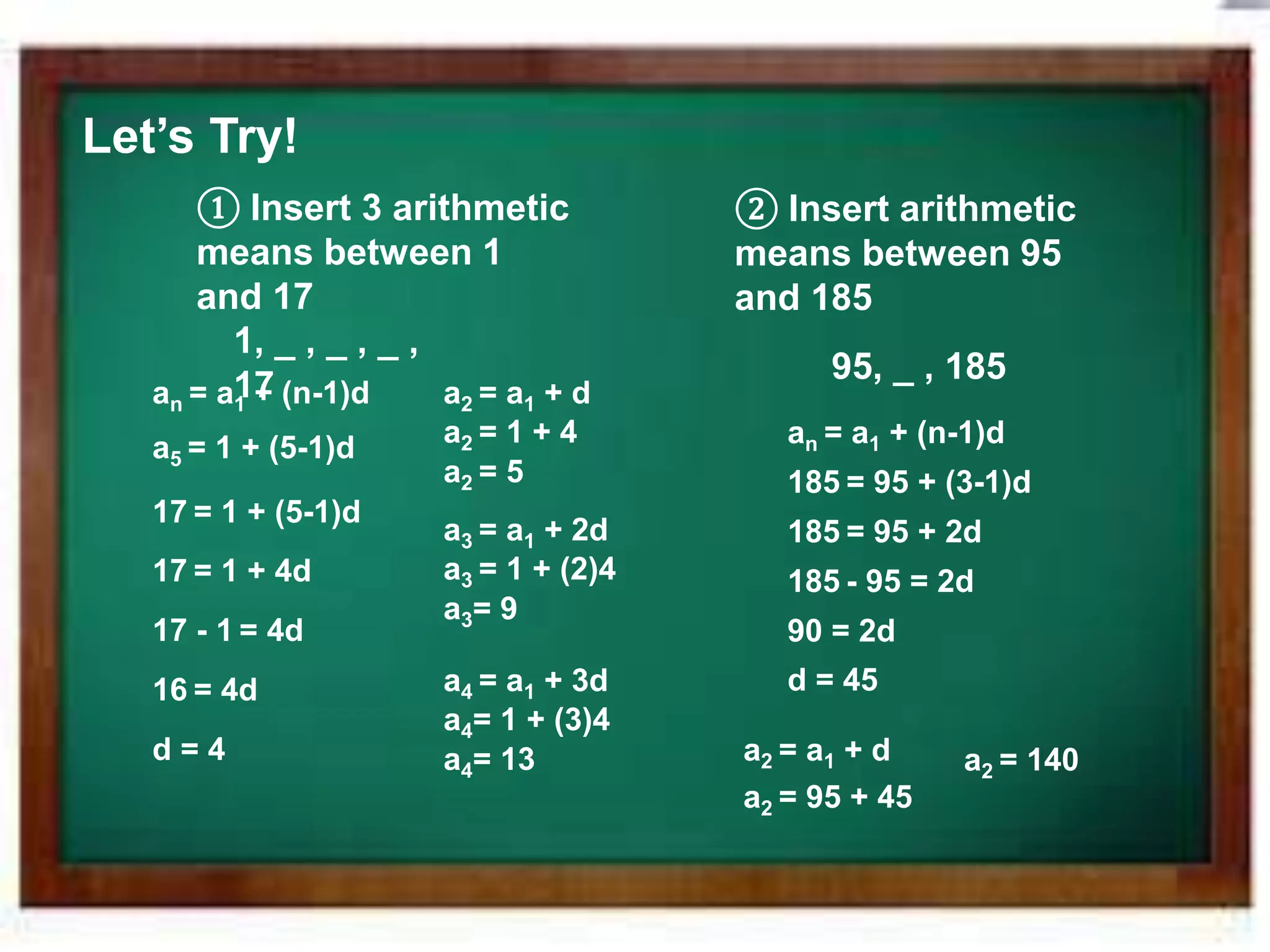 ARITHMETIC MEAN AND SERIES | PPTX