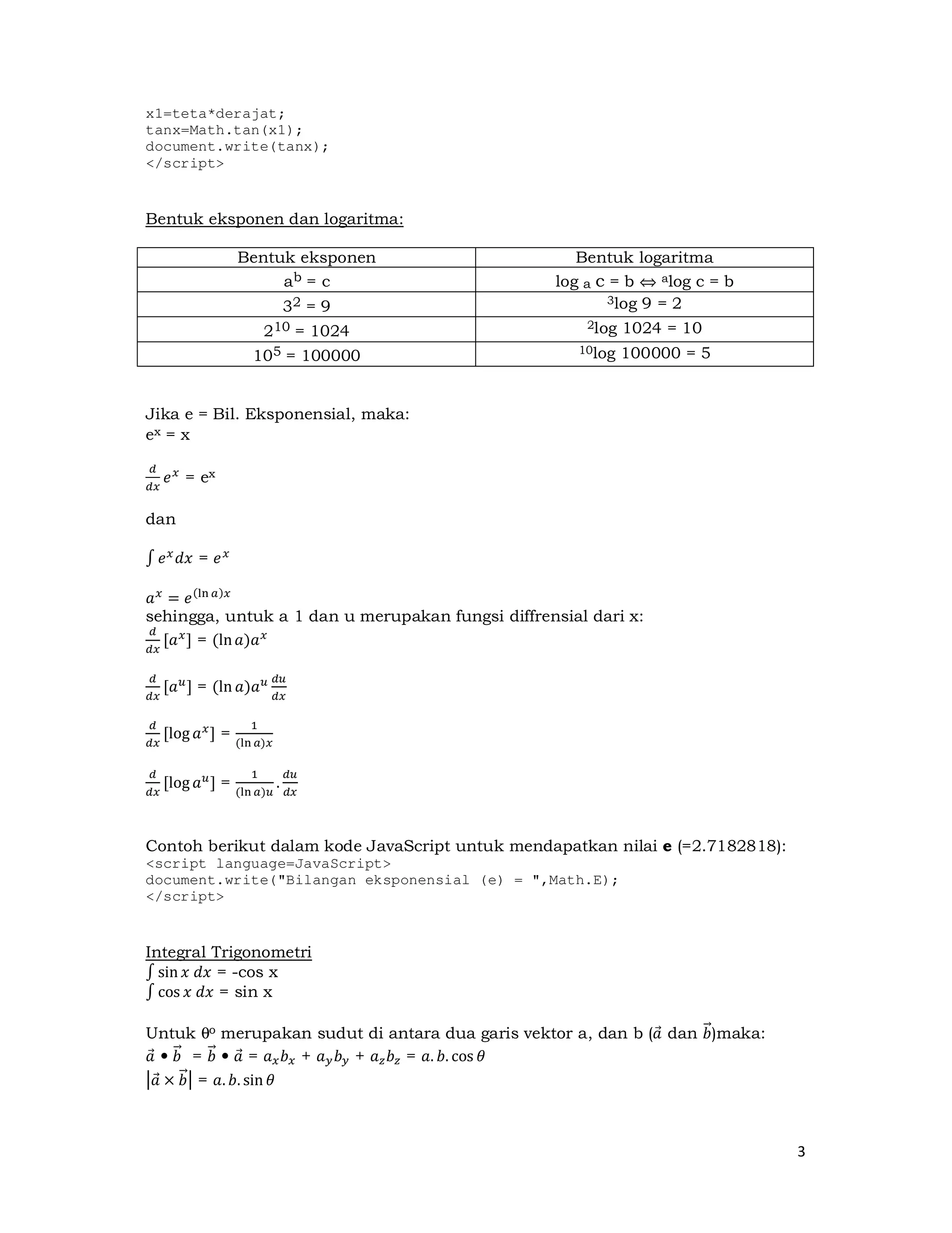 Formula Matematika | PDF