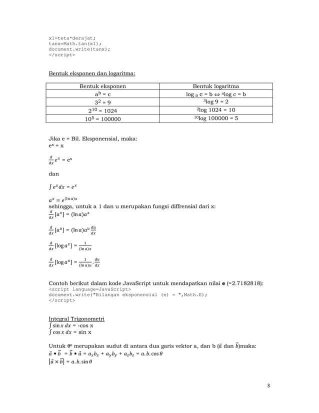 Formula Matematika | PDF